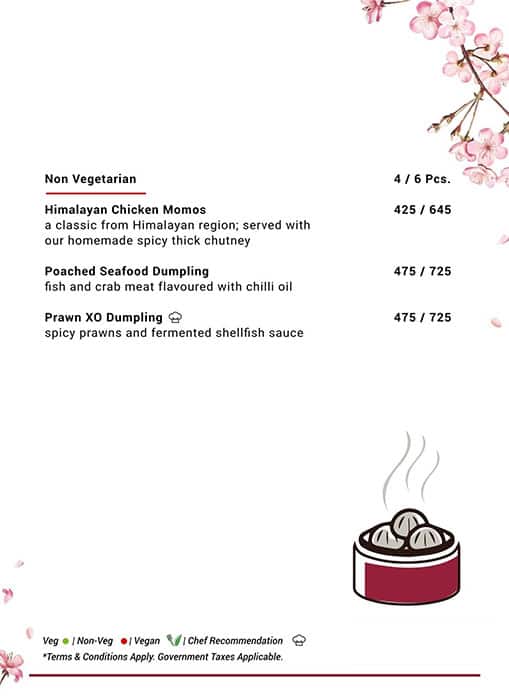 Menu at Yazu - Pan Asian Supper Club, Mumbai