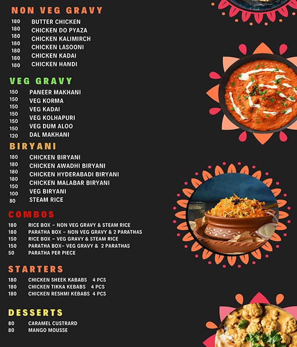 Menu of Indian Kitchen, Sakinaka, Mumbai