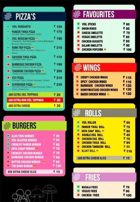 Hash Guys Menu, Menu for Hash Guys, Sector 36, Chandigarh - Zomato