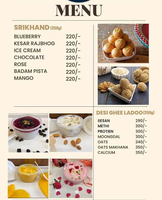 Menu of Aaroh Foods, Ghansoli, Navi Mumbai