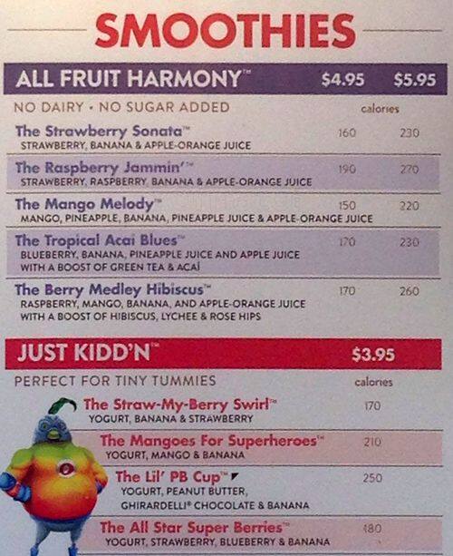 Menu at Red Mango pub & bar, Redmond
