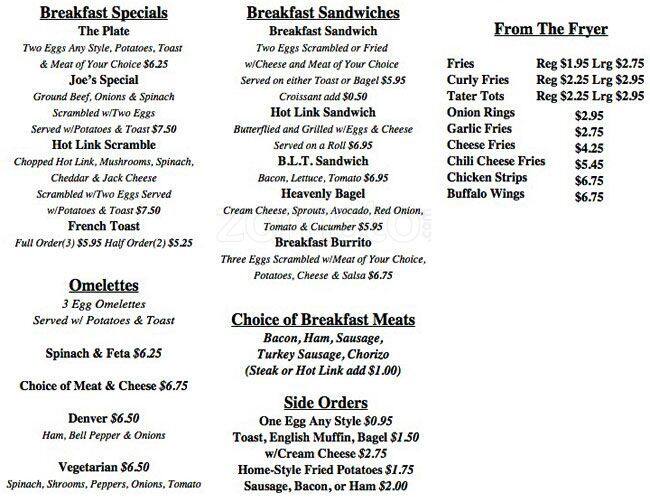 The Deli Lama menu, Menu restauracji The Deli Lama, Bayview, San ...