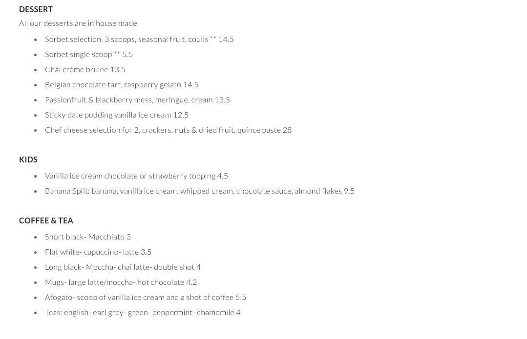 Menu at Bay Window Restaurant l, Malabar