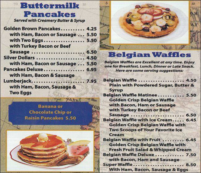 Menu at Atlantis Diner restaurant, New York City, Foster Ave