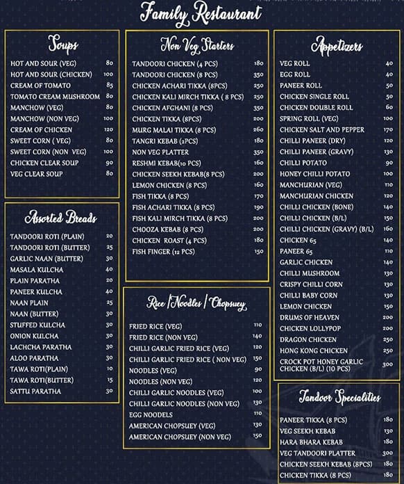 Menu at The Lighthouse Cafe n Kitchen, Ranchi