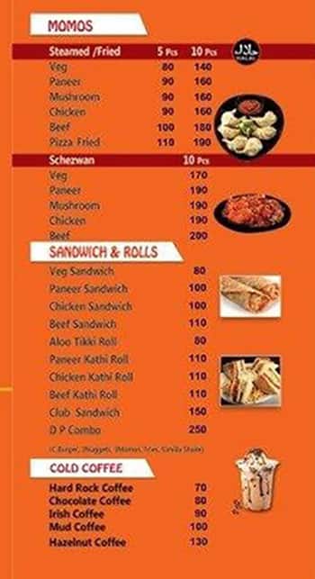 Menu of Drunken Panda, North Paravur, Kochi