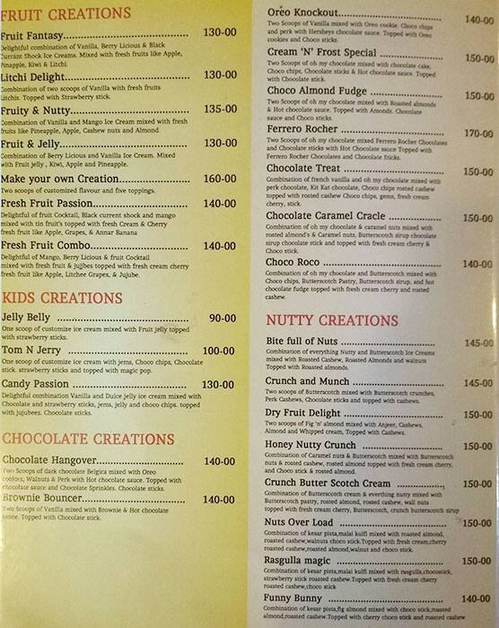 Menu at Country Oven Ameerpet, Hyderabad, Shop No.1