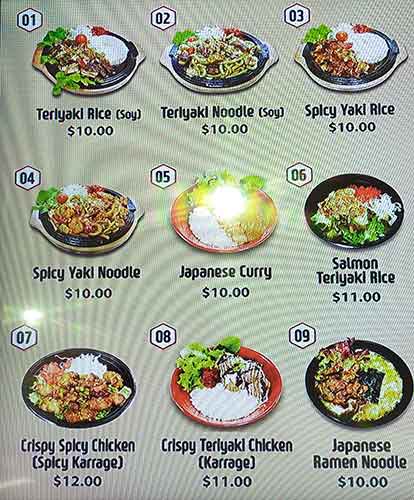 Menu at JKL Sushi & Chicken fast food, Inala
