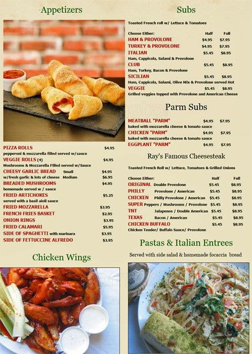 Ray's Pizzaria Menu, Menu for Ray's Pizzaria, Windcrest, San Antonio ...