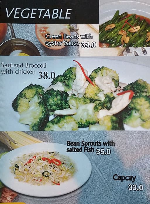 Menu at Apollo Cafe, Central Jakarta, ibis budget Jakarta Cikini