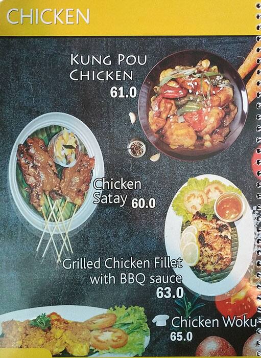 Menu at Apollo Cafe, Central Jakarta, ibis budget Jakarta Cikini
