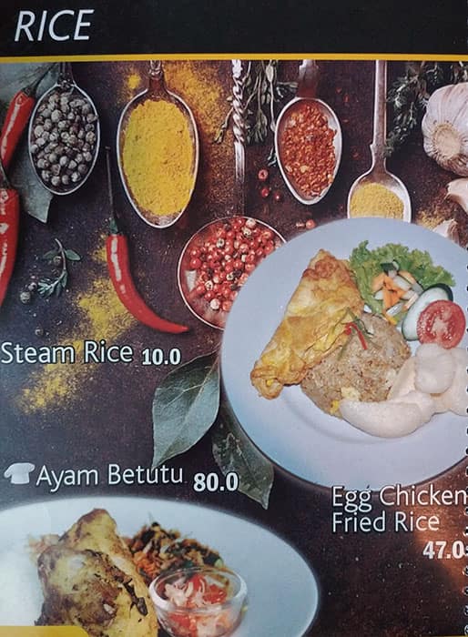 Menu at Apollo Cafe, Central Jakarta, ibis budget Jakarta Cikini