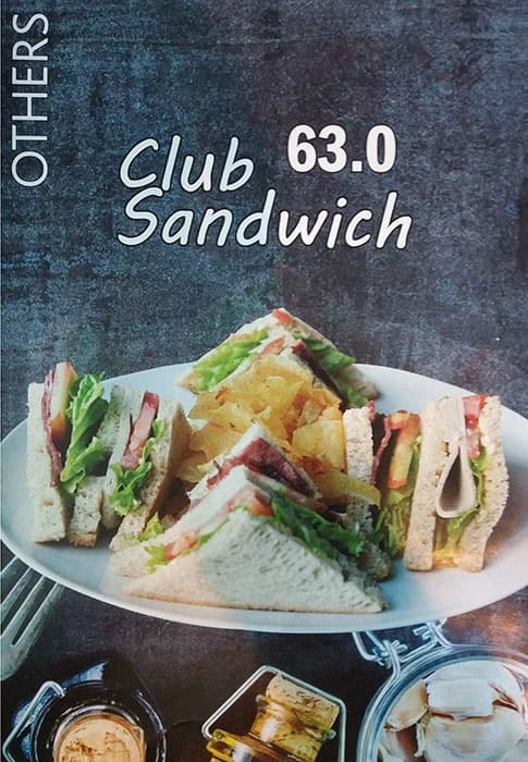 Menu at Apollo Cafe, Central Jakarta, ibis budget Jakarta Cikini