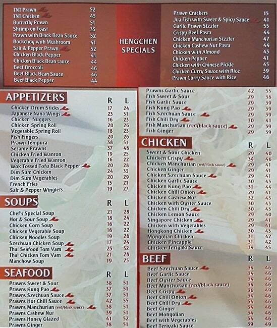 Hengchen Menu, Menu for Hengchen, Motor City, Dubai - Zomato