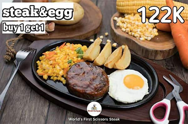 Menu at STEAK GUNTING - Scissors Steak steakhouse, Jakarta, Ruko Cordoba