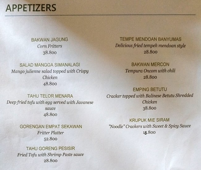 Menu at Klapa Ijo - Taman Sari Lippo Karawaci restaurant, Tangerang