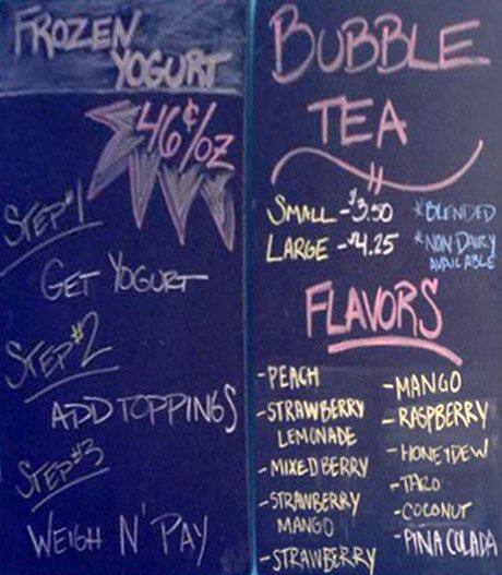 Menu at Pico Berry Frozen Yogurt desserts, Wood Village, NE Park Ln