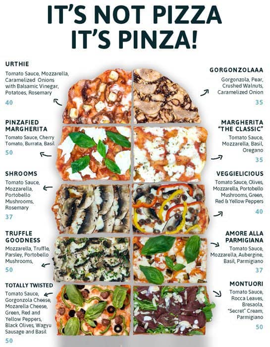 Pinza Menu, Menu for Pinza, Business Bay, Dubai - Zomato