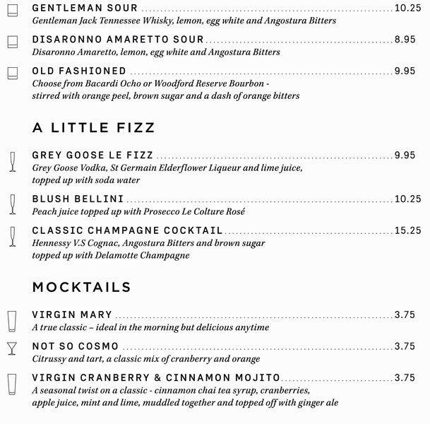 Carta de Corney & Barrow, Londres, 5 Exchange Square