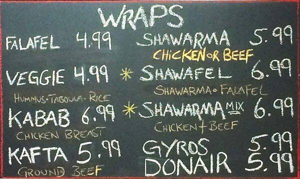 Falafel Queen Menu, Menu for Falafel Queen, Kensington-Chinatown ...