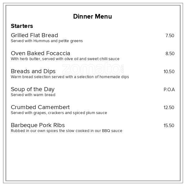 Menu at Cafe Mosaic, Christchurch, Barrington Mall 21/256 Barrington St