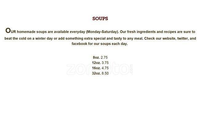 Menu at Berrybrook Farm Natural Foods pub & bar, Charlotte