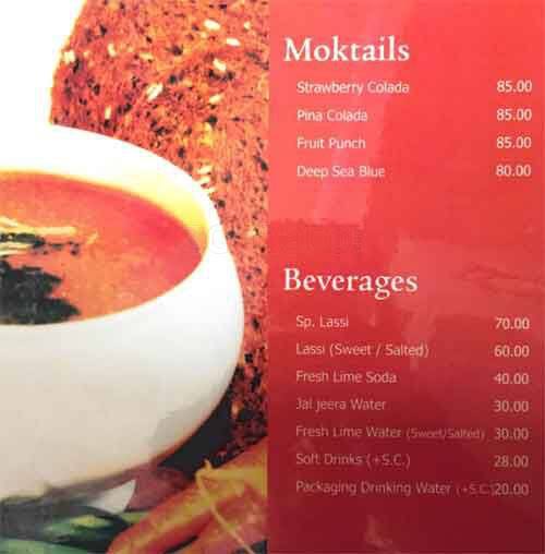 One Ten Restaurant Menu, Menu for One Ten Restaurant, Chandkheda ...