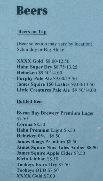 Menu at Outback Steakhouse Aspley, Aspley