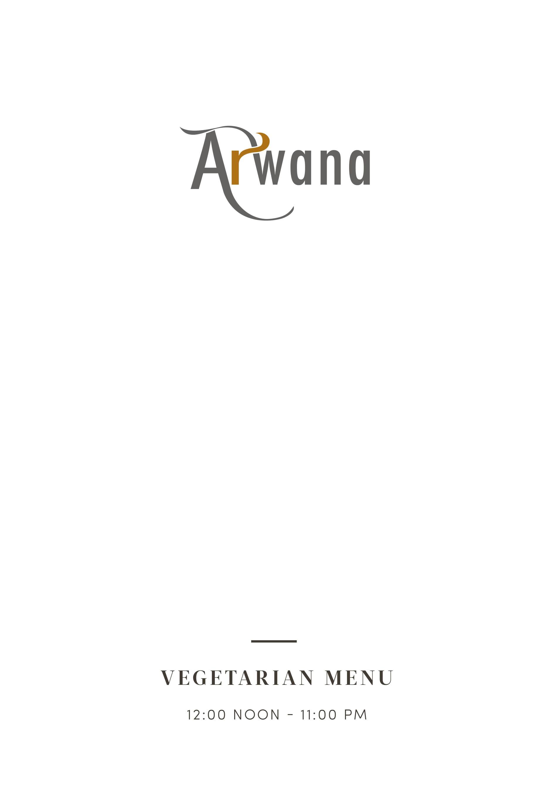 Menu at Arwana Restaurant, Kuta Selatan