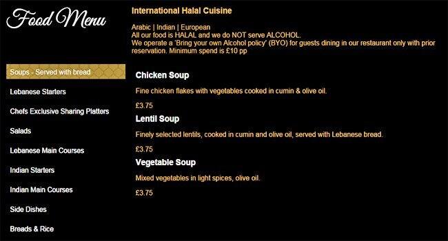 Temple Lounge Menu, Menu for Temple Lounge, Canary Wharf, London ...