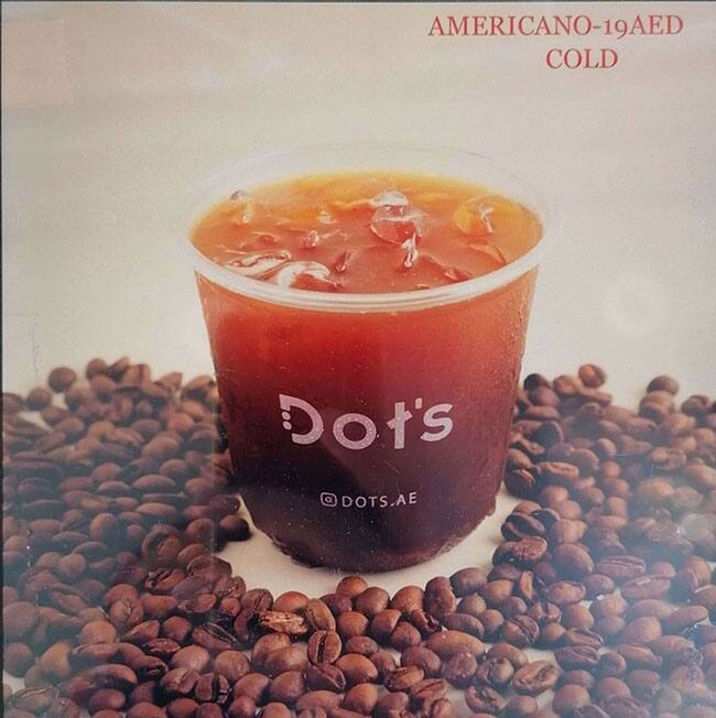 Menu at Dots Cafe - Khalifa Branch, Abu Dhabi