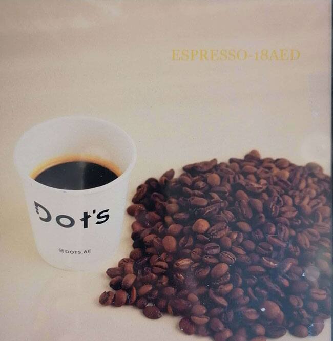 Menu at Dots Cafe - Khalifa Branch, Abu Dhabi