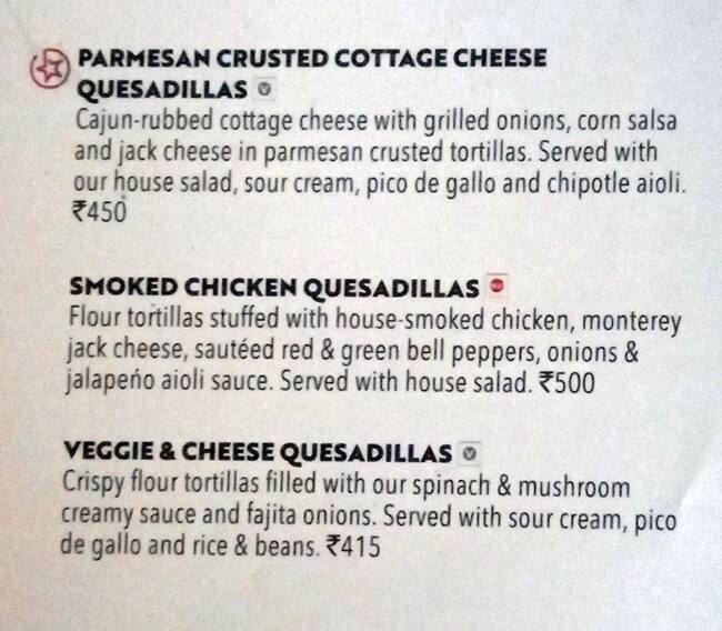 Menu at Red Chilliz, Gurugram, 5