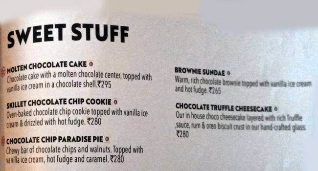 Menu at Red Chilliz, Gurugram, 5