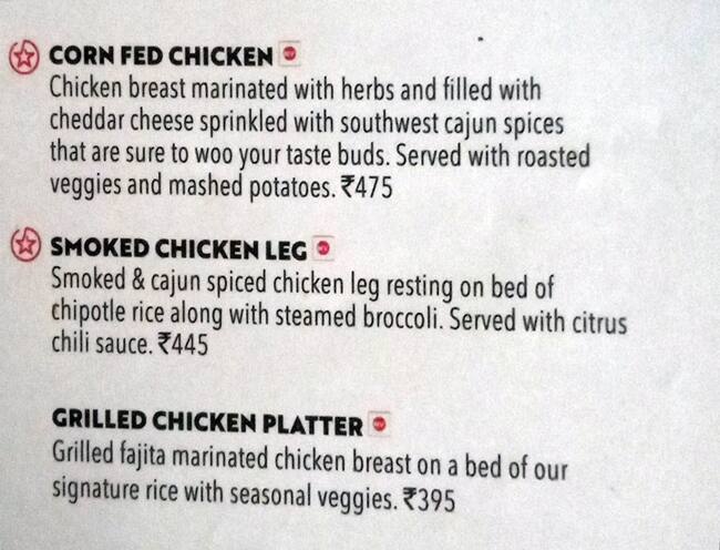 Menu at Red Chilliz, Gurugram, 5