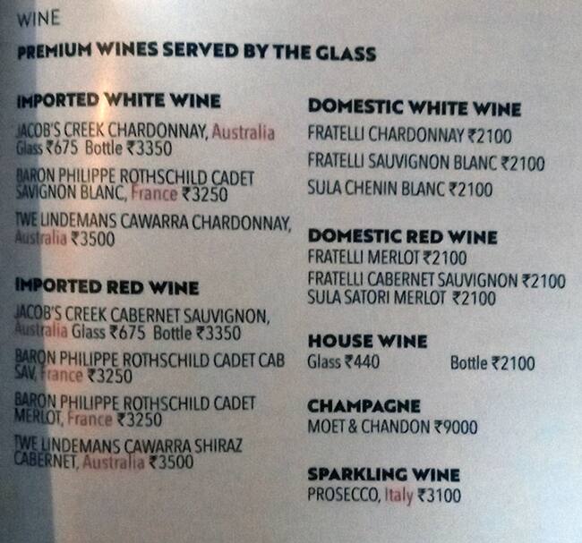 Menu at Red Chilliz, Gurugram, 5