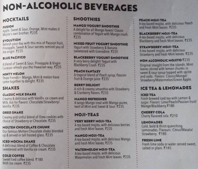 Menu at Red Chilliz, Gurugram, 5