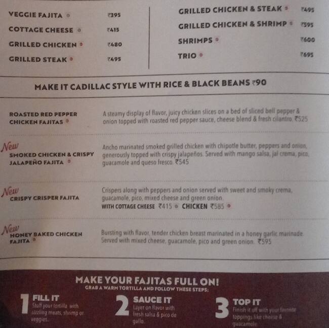 Menu at Red Chilliz, Gurugram, 5