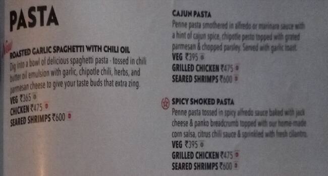 Menu at Red Chilliz, Gurugram, 5