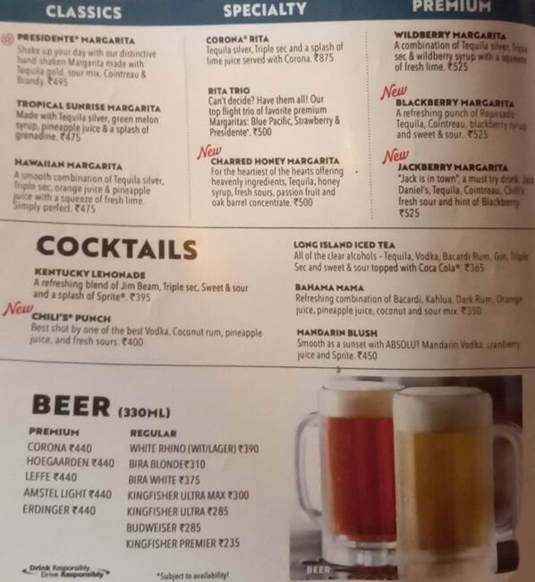 Menu at Red Chilliz, Gurugram, 5