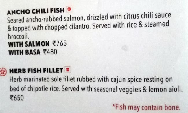Menu at Red Chilliz, Gurugram, 5