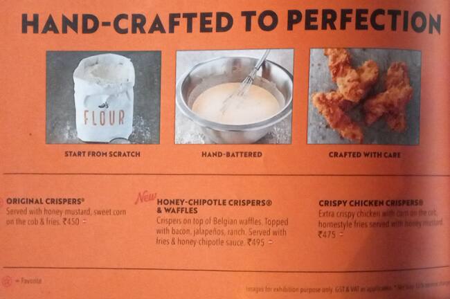 Menu at Red Chilliz, Gurugram, 5