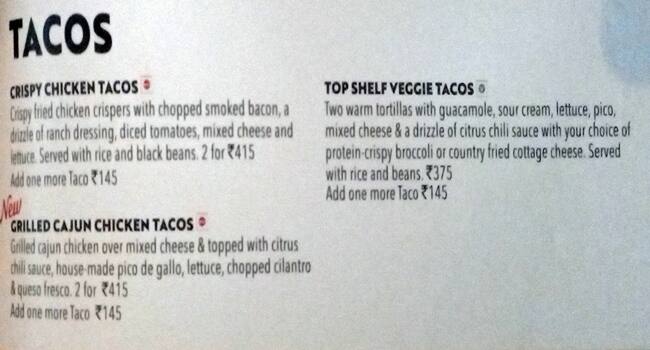 Menu at Red Chilliz, Gurugram, 5