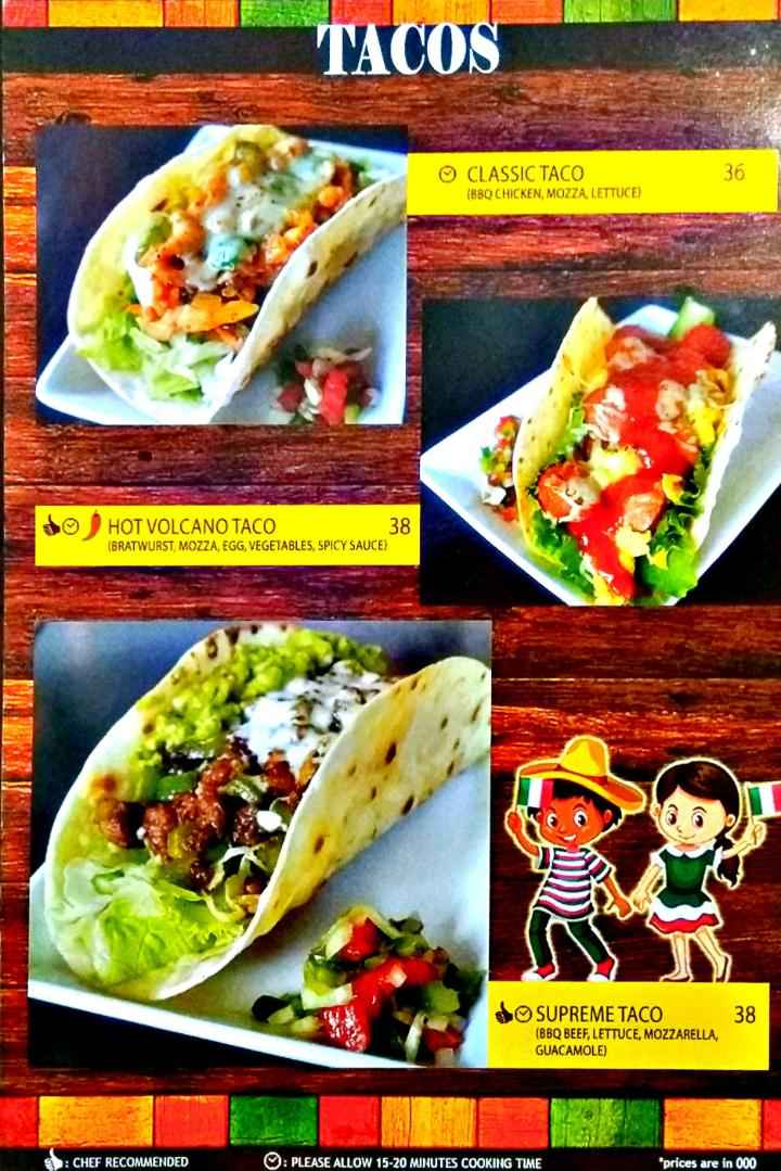 Menu at Mexican Kitchen restaurant, Curug Sangereng