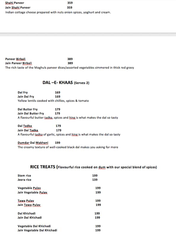 Menu at Veg Sutra Mahakali, Andheri East, Mumbai