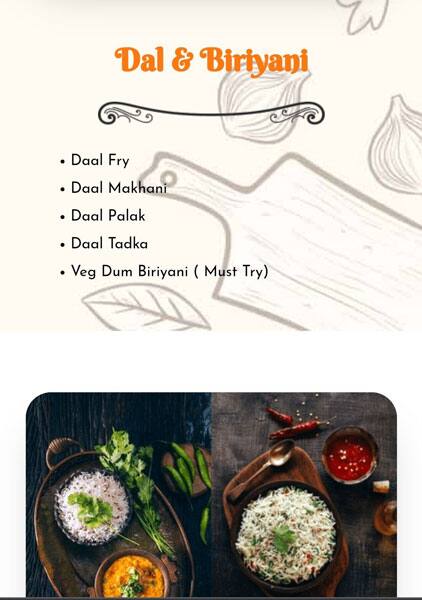 Menu at Aghraharam, Chennai, 65