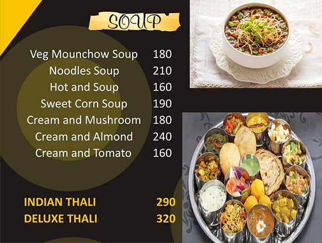 Menu of Mr. Bean, Durga Puri, New Delhi