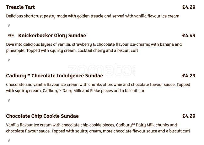 Menu at Coach House Brewers Fayre pub & bar, Manchester, Wilderspool Wood