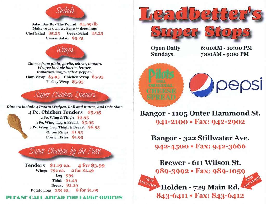 Carta de Shell, Bangor, Hammond St