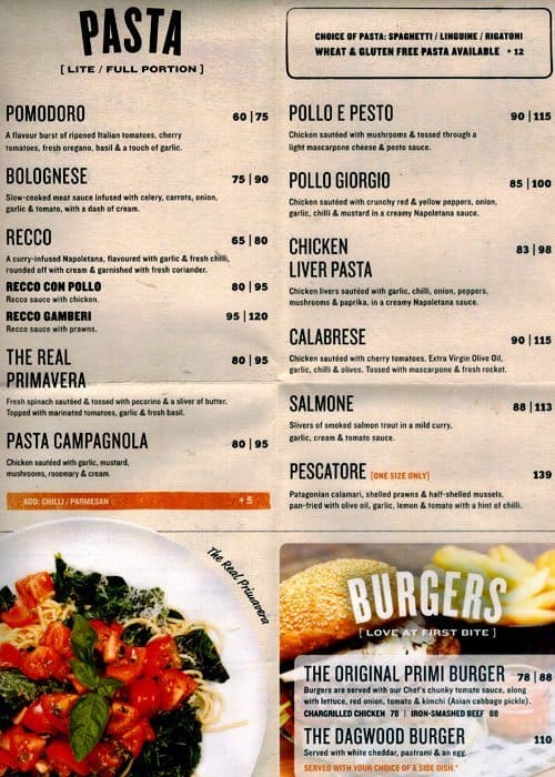 PRIMI Cafe Menu, Menu for PRIMI Cafe, Matroosfontein, Cape Town - Zomato SA